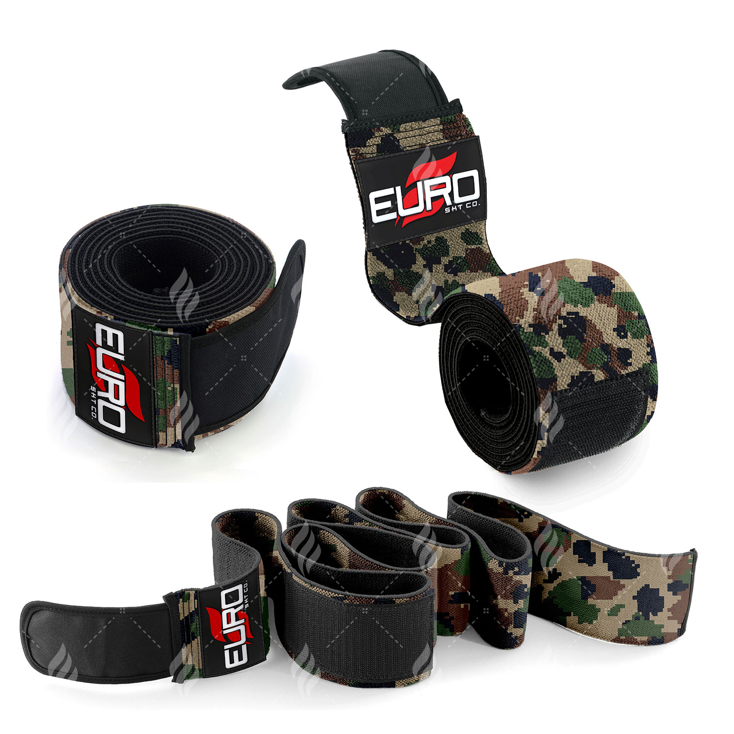 Printed Knee Wrap Design 2 – Gym Essentials