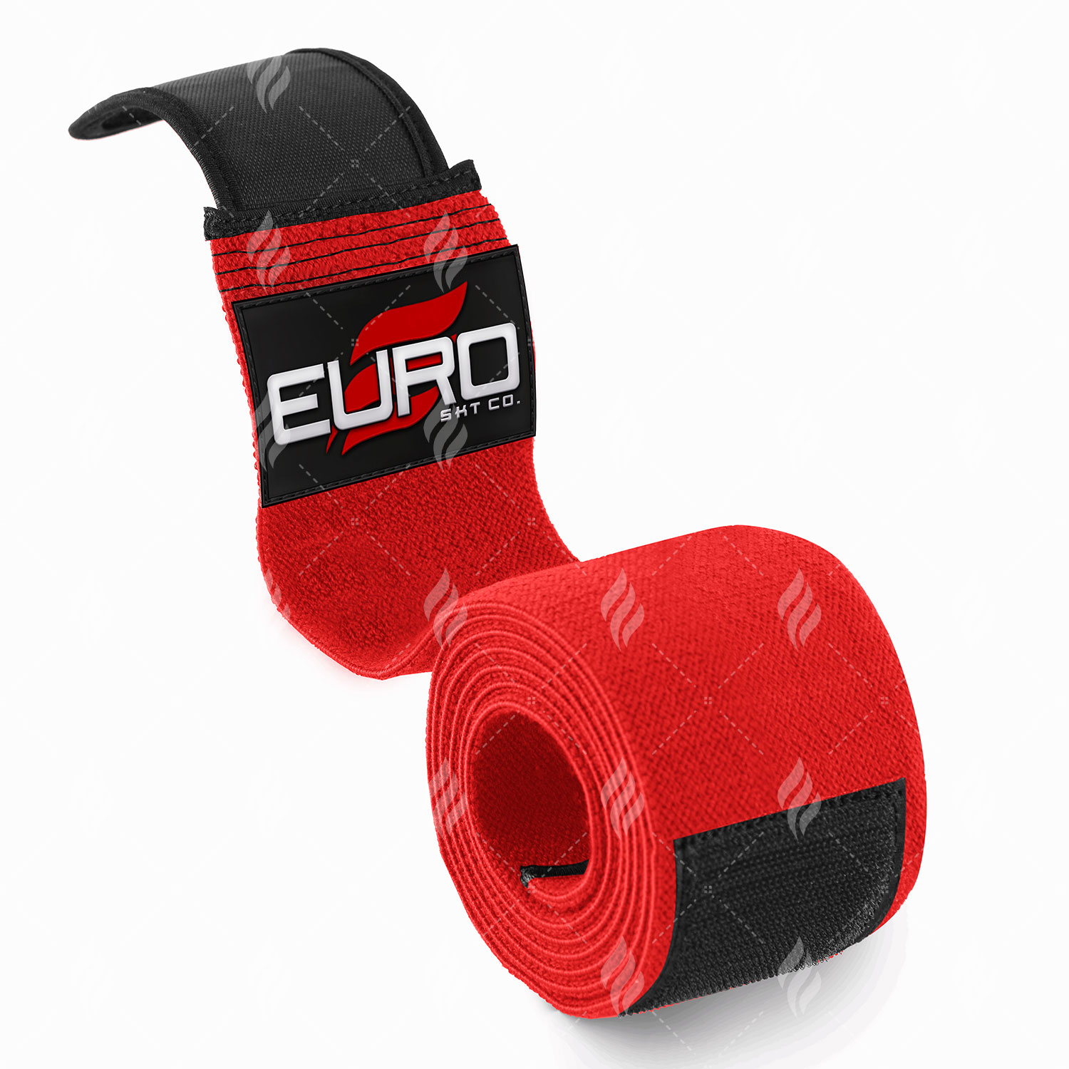 Solid Red Knee Wrap – Gym Essentials