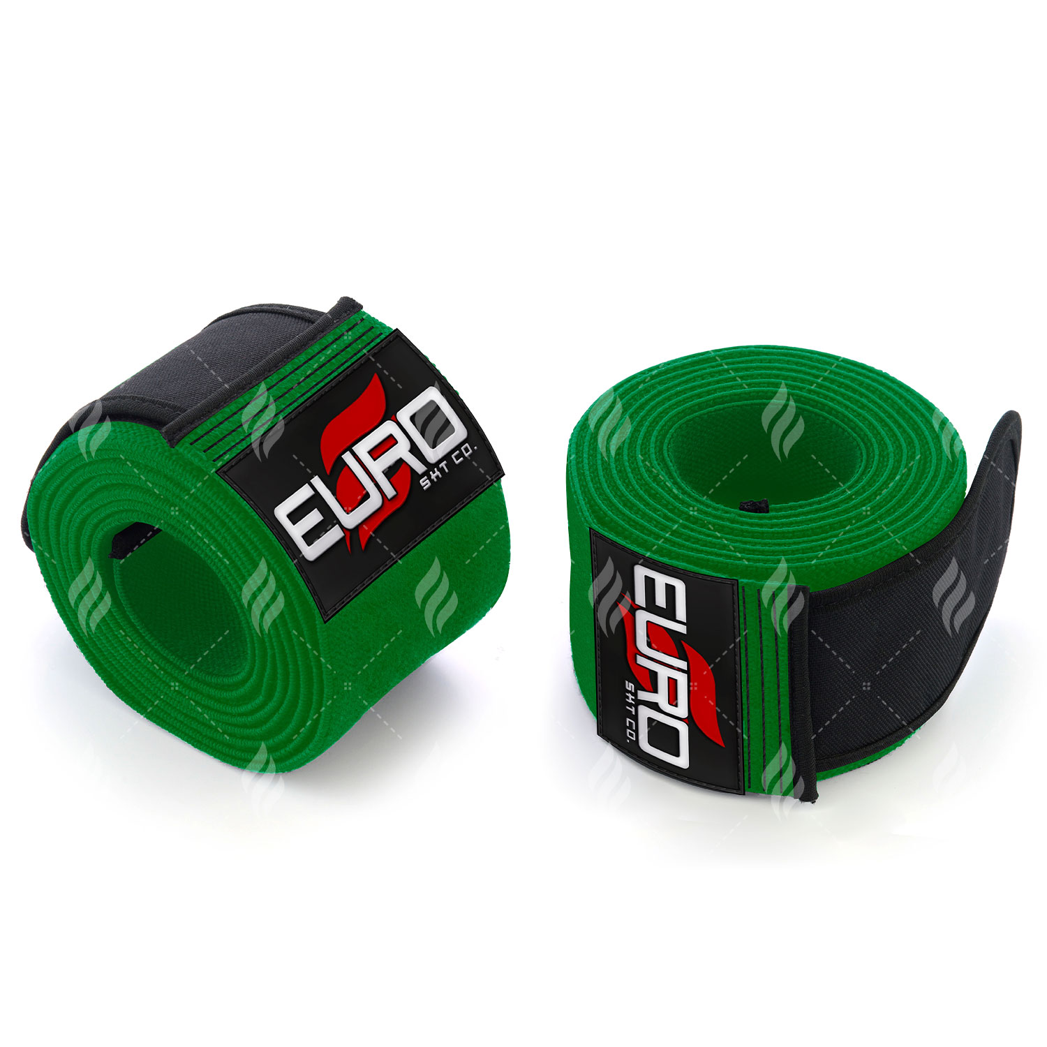 Solid Green Base Knee Wrap – Gym Essentials