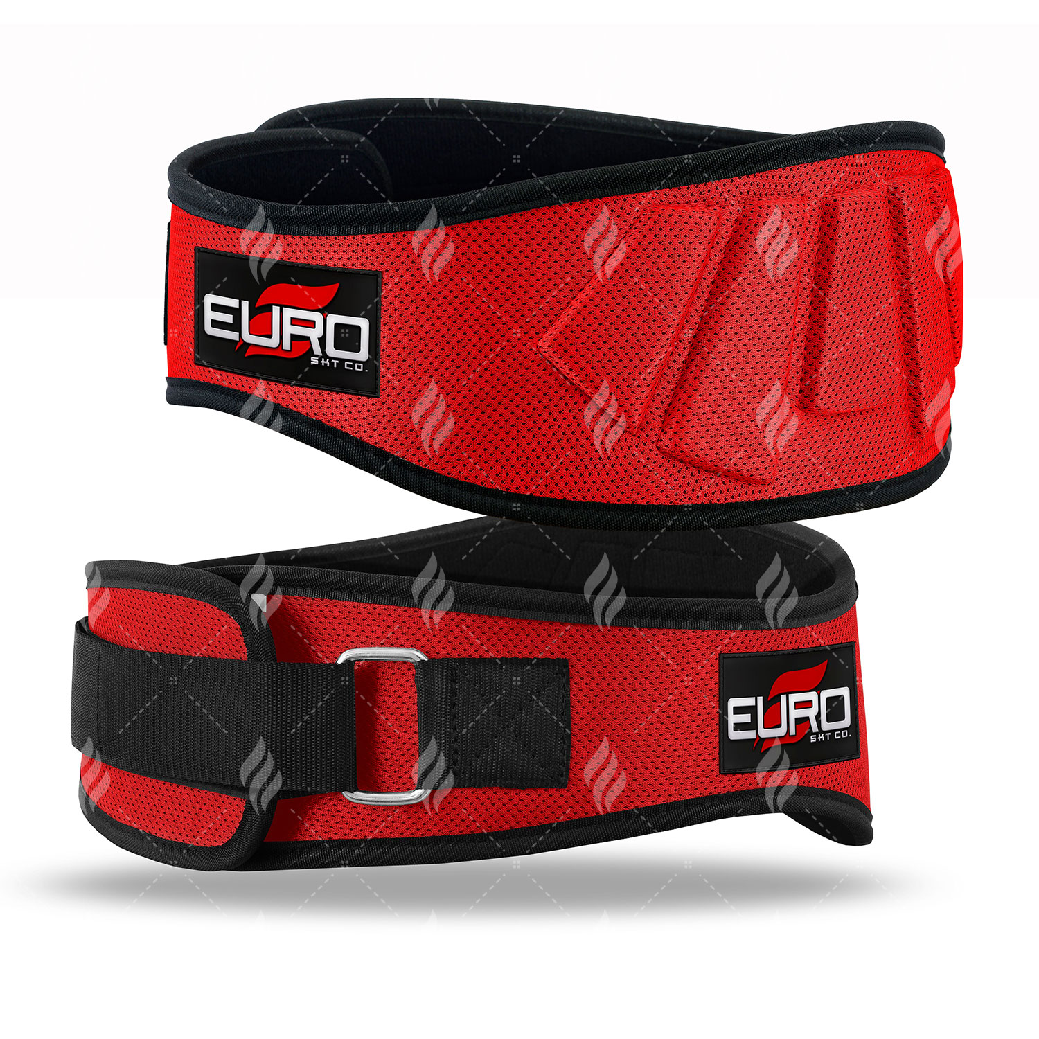 Solid Red Protect Waist Safety EVA Belt – Gym Essentials
