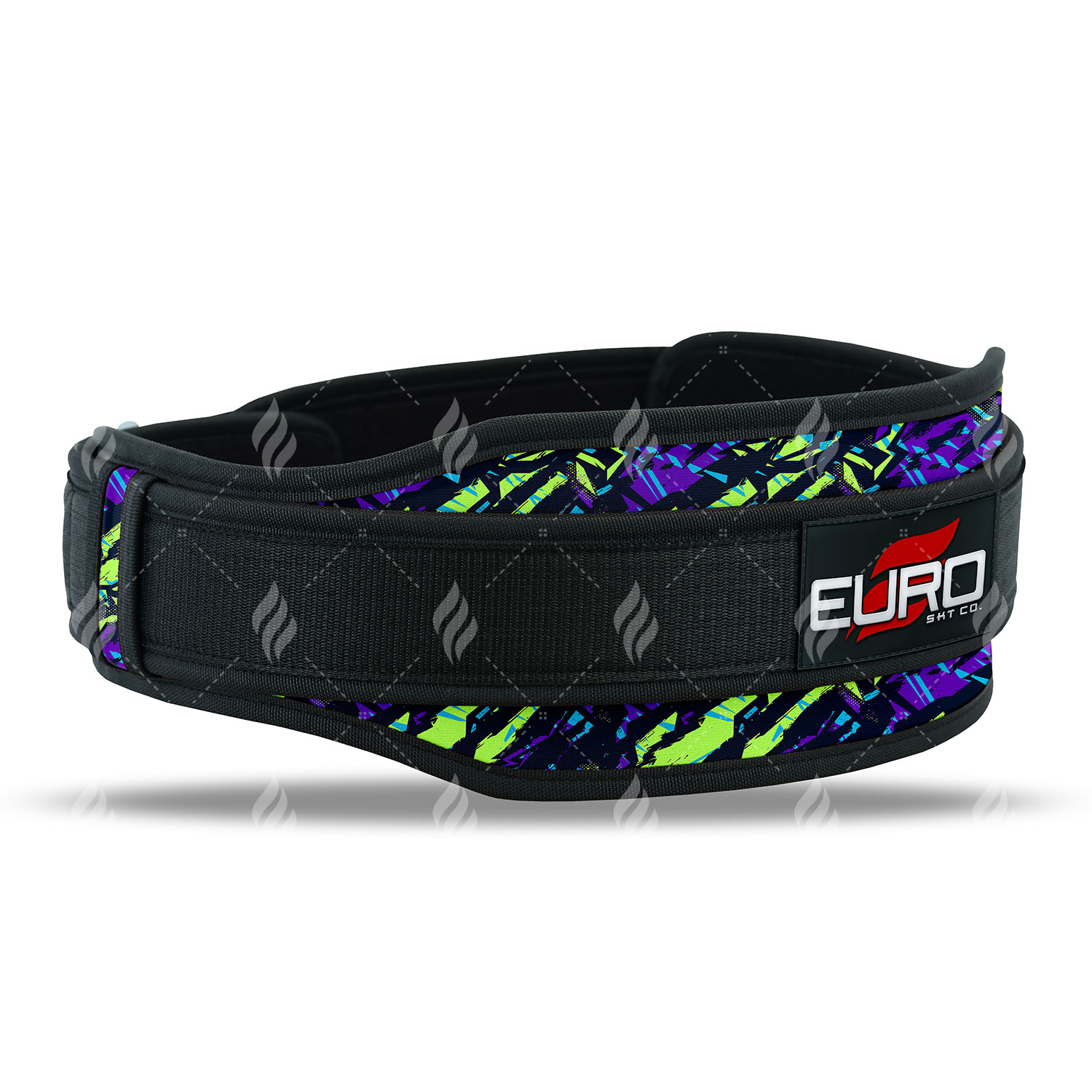 Printed Weightlifting Double Belt Design 15 – Gym Essentials