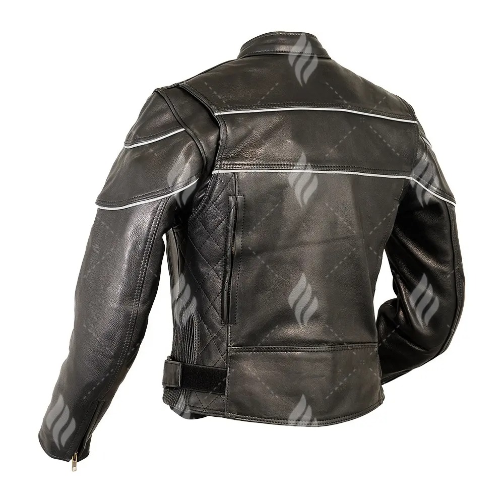 High End Fashion Black Leather Jacket – Leather Work
