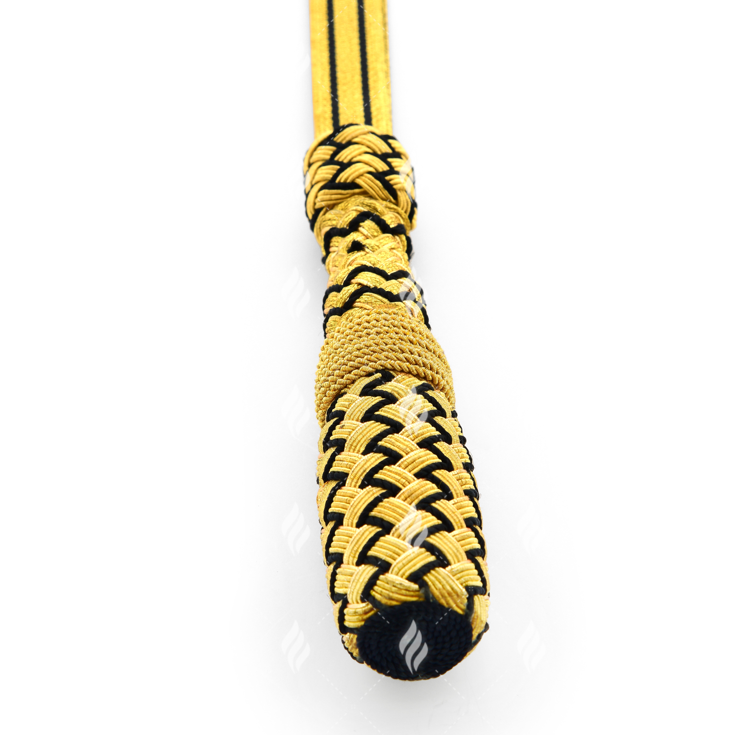 Golden Sword Knot with Black Lines – Military Uniforms