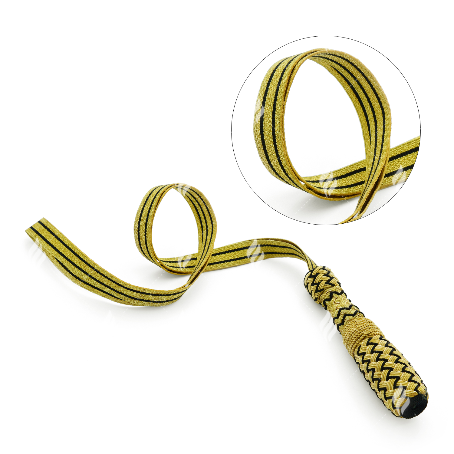 Golden Sword Knot with Black Lines – Military Uniforms